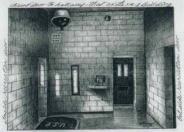 Thomas-Silversteins-drawing-of-his-remote-underground-cell-known-as-the ...